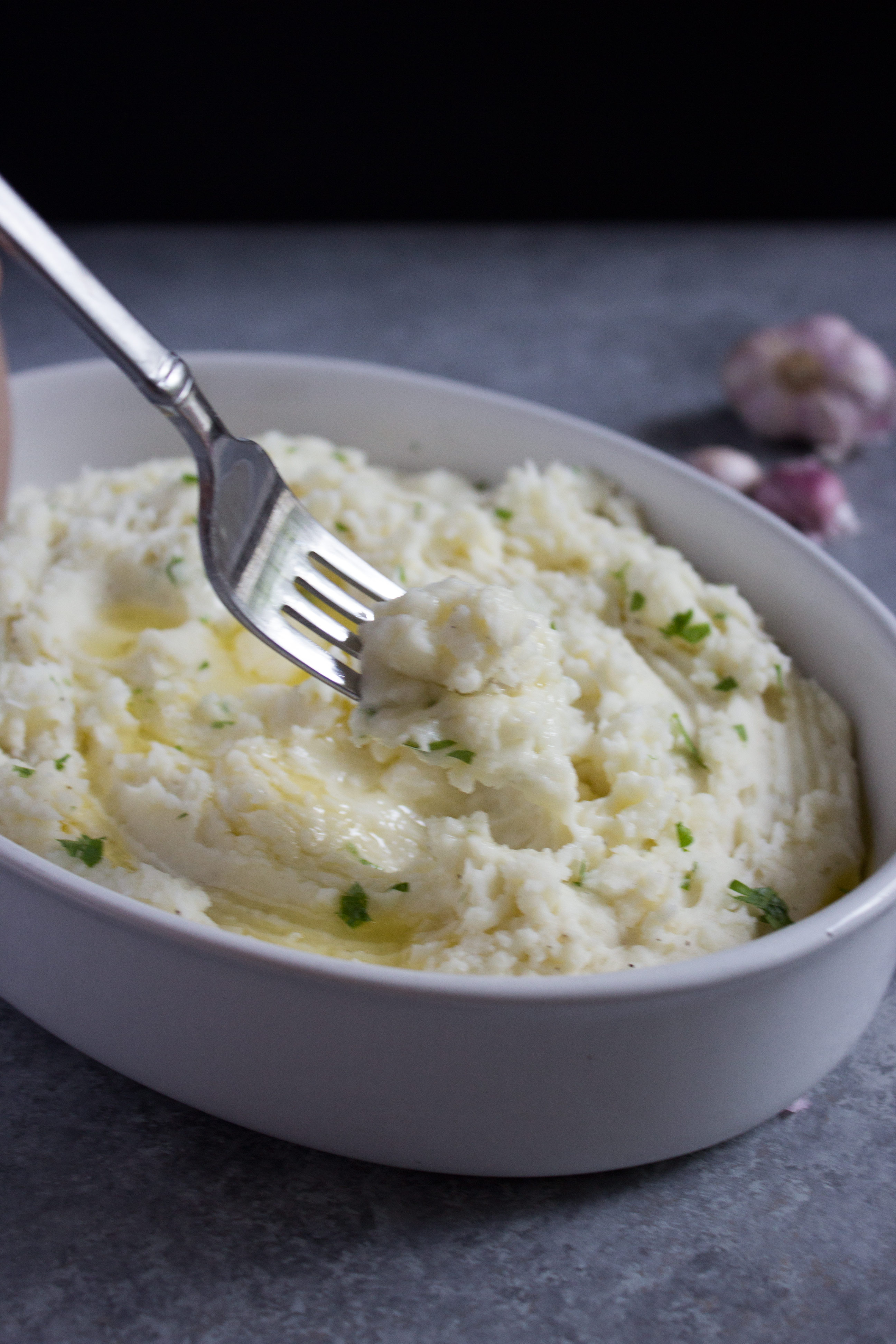 Cream Cheese Garlic Mashed Potatoes Mashed Potatoes Potatoes Recipe 