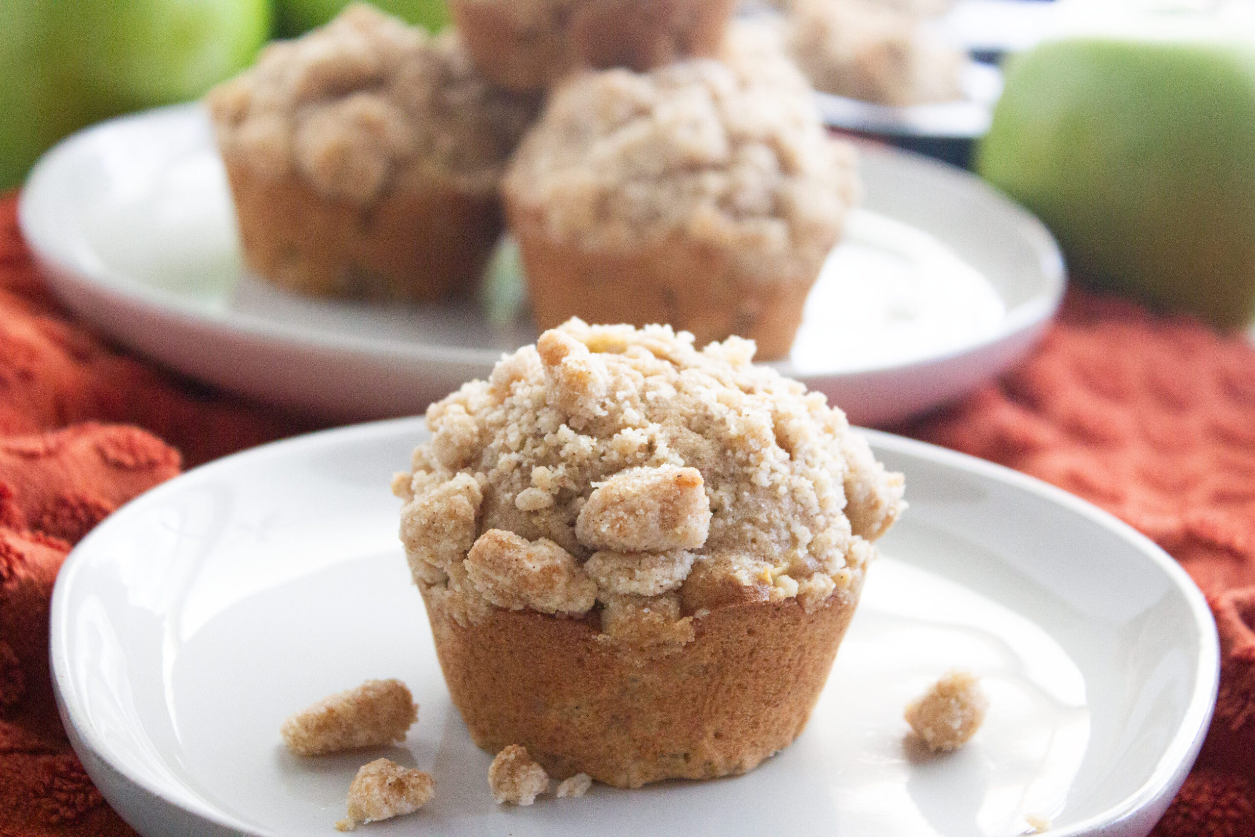 Cinnamon Apple Muffins (with streusel topping!) - Coco and Ash