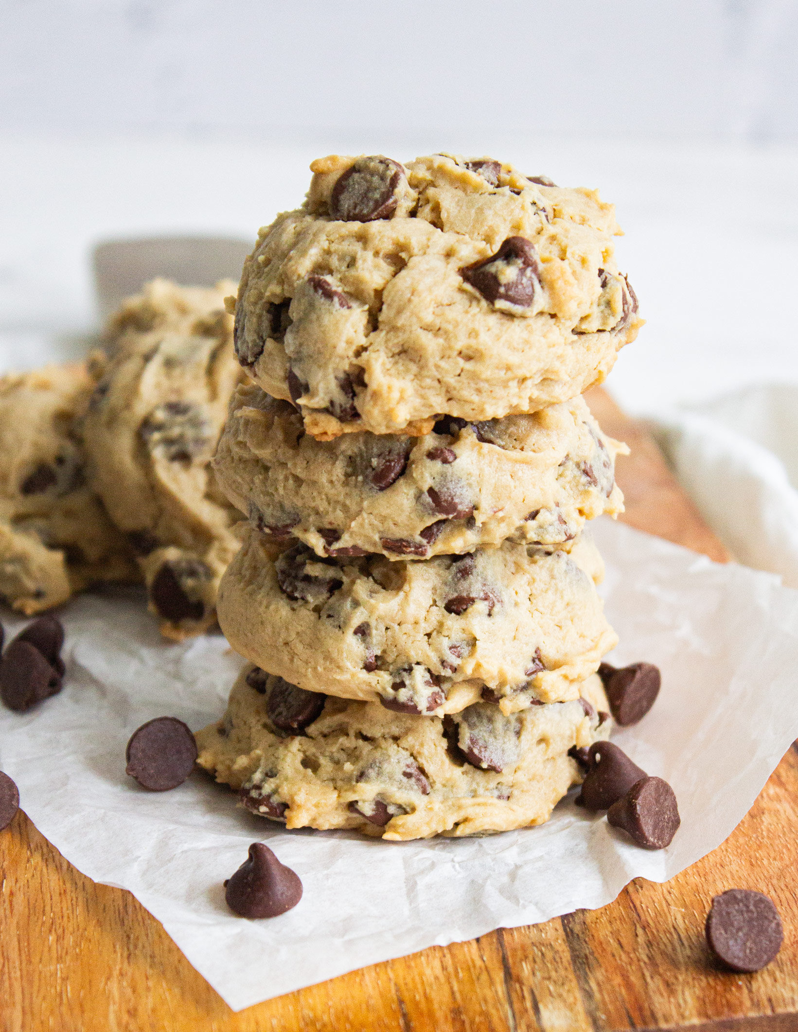 Cream Cheese Chocolate Chip Cookies - Coco and Ash